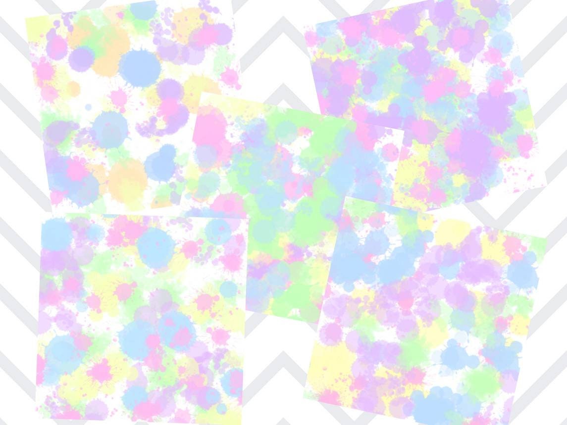 Pastel paint splatter background pastel paint splatter | Etsy