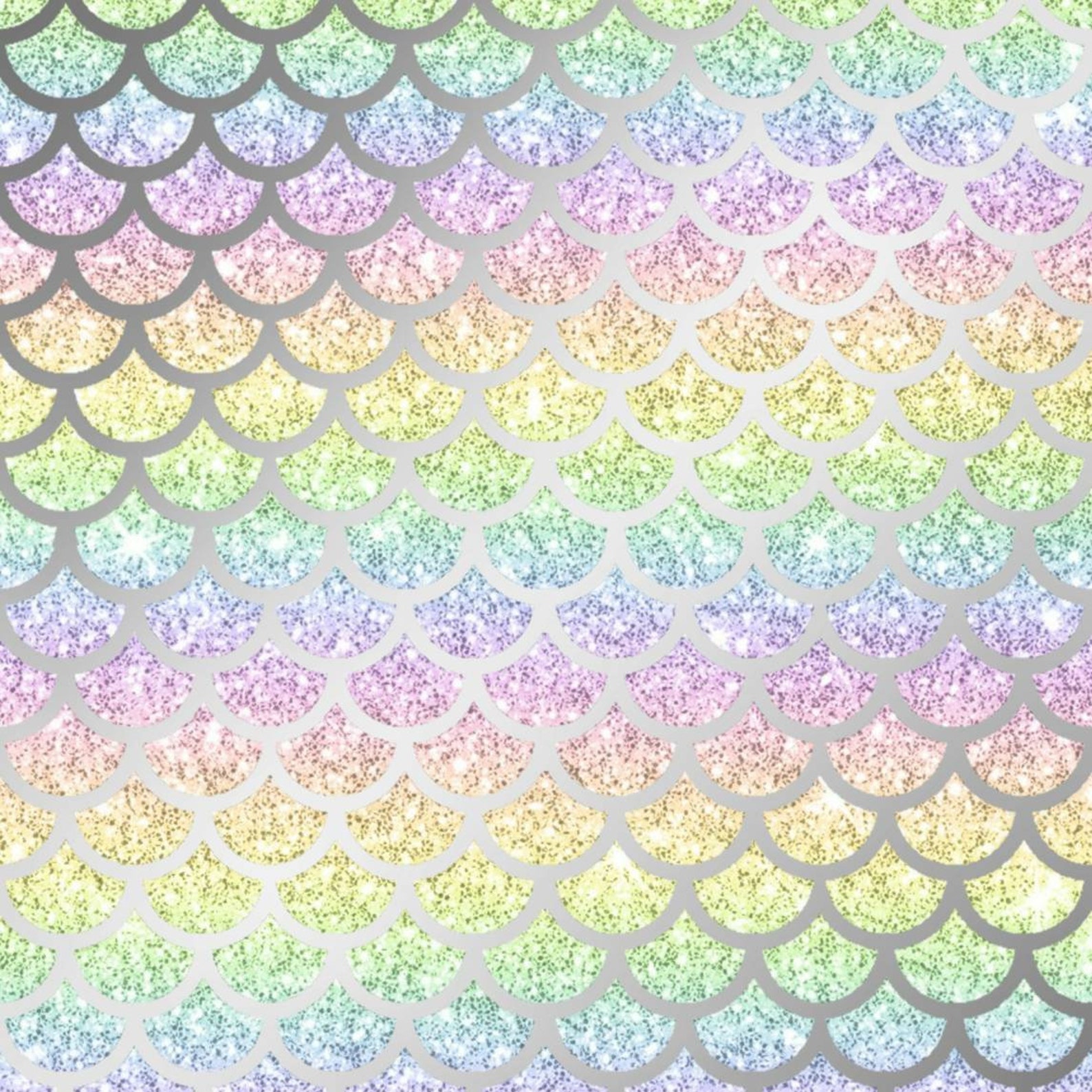 Mermaid Scale Digital Paper Rainbow Glitter Mermaid Scales - Etsy