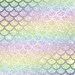 Mermaid Scale Digital Paper, Rainbow Glitter Mermaid Scales Digital ...