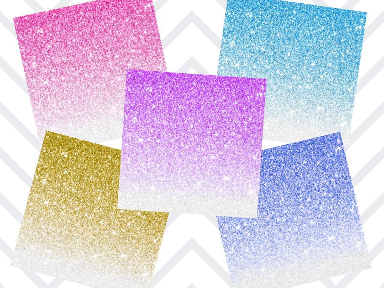Ombre Gradient Glitter Digital Paper, Ombre Glitter Paper Pack Digital ...