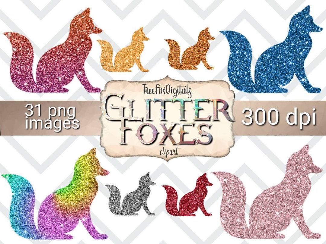 Fox Clipart, Fox Digital Stickers, Fox Clip Art, Woodland Animals ...