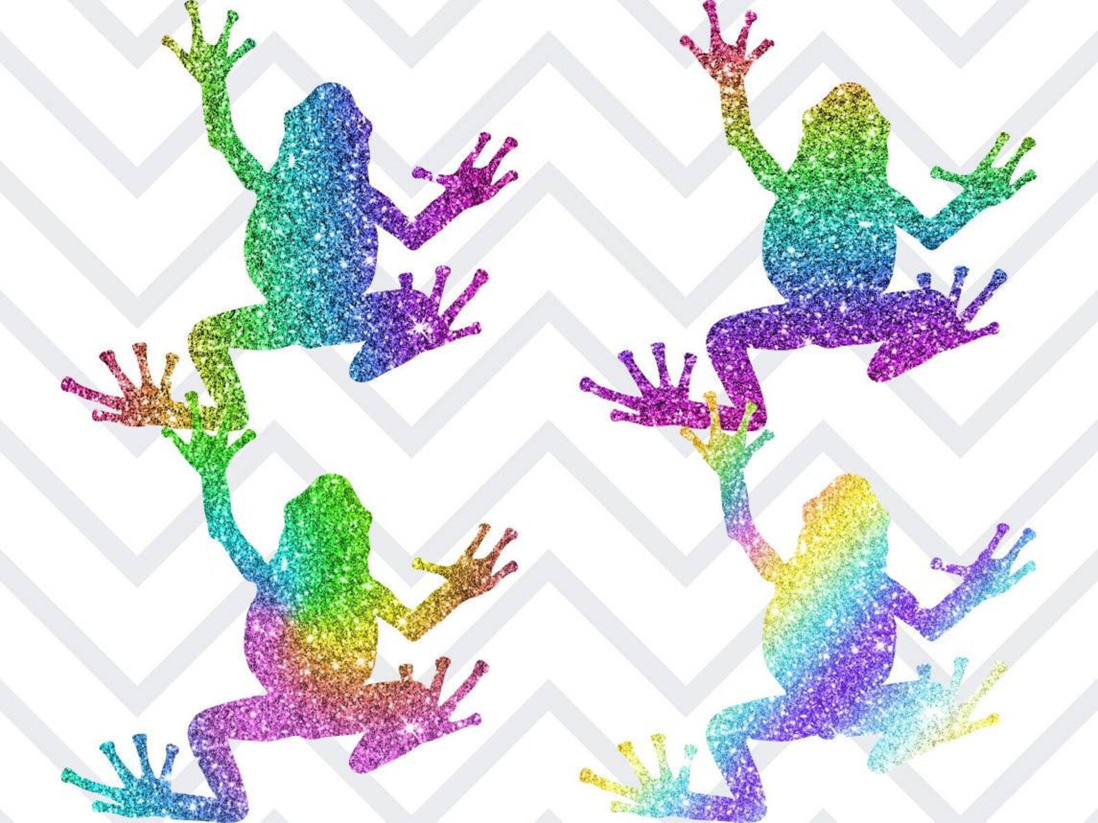 Glitter Frogs Clipart Frog Clipart Goodnotes Stickers Frogs - Etsy