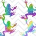 Glitter Frogs Clipart, Frog Clipart, Goodnotes Stickers Frogs ...