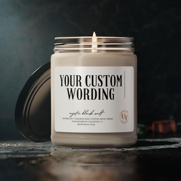 Personalized Candles - Etsy