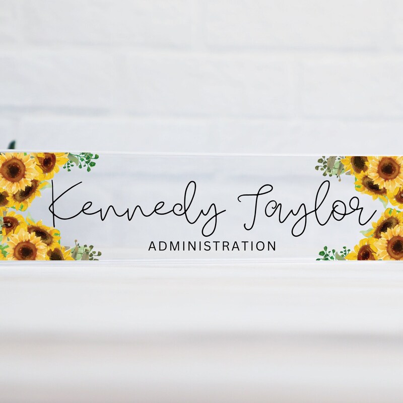 Desk Name Plate - Etsy