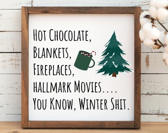 Winter Shit Sign - Etsy