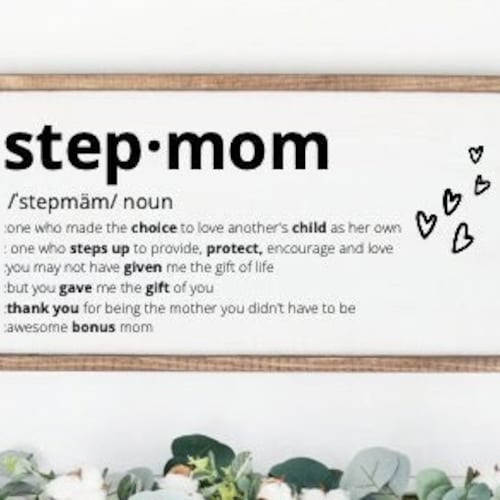 Personalized Mothers Day T For Stepmom Stepmom Printable Etsy