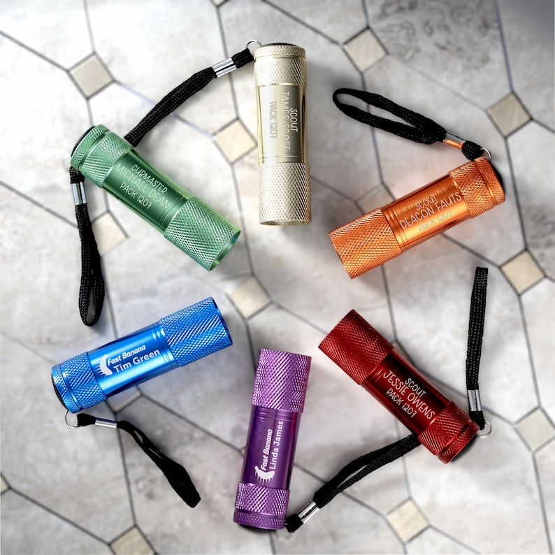 Personalized Engraved Flashlight Custom Gift Kids, Boy Stocking ...