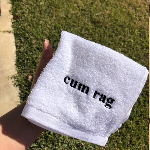Personalized Cum Rag Cum Rag Custom Cum Rag Gift for - Etsy