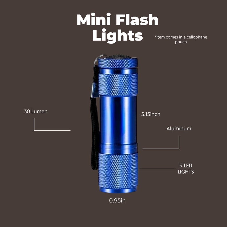 Personalized Engraved Flashlight Custom Gift Kids, Boy Stocking ...