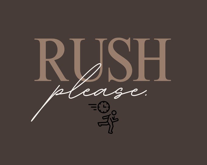 Rush My Order + Upgrade Shipping. Roshonda UPS 3-day Select - Etsy