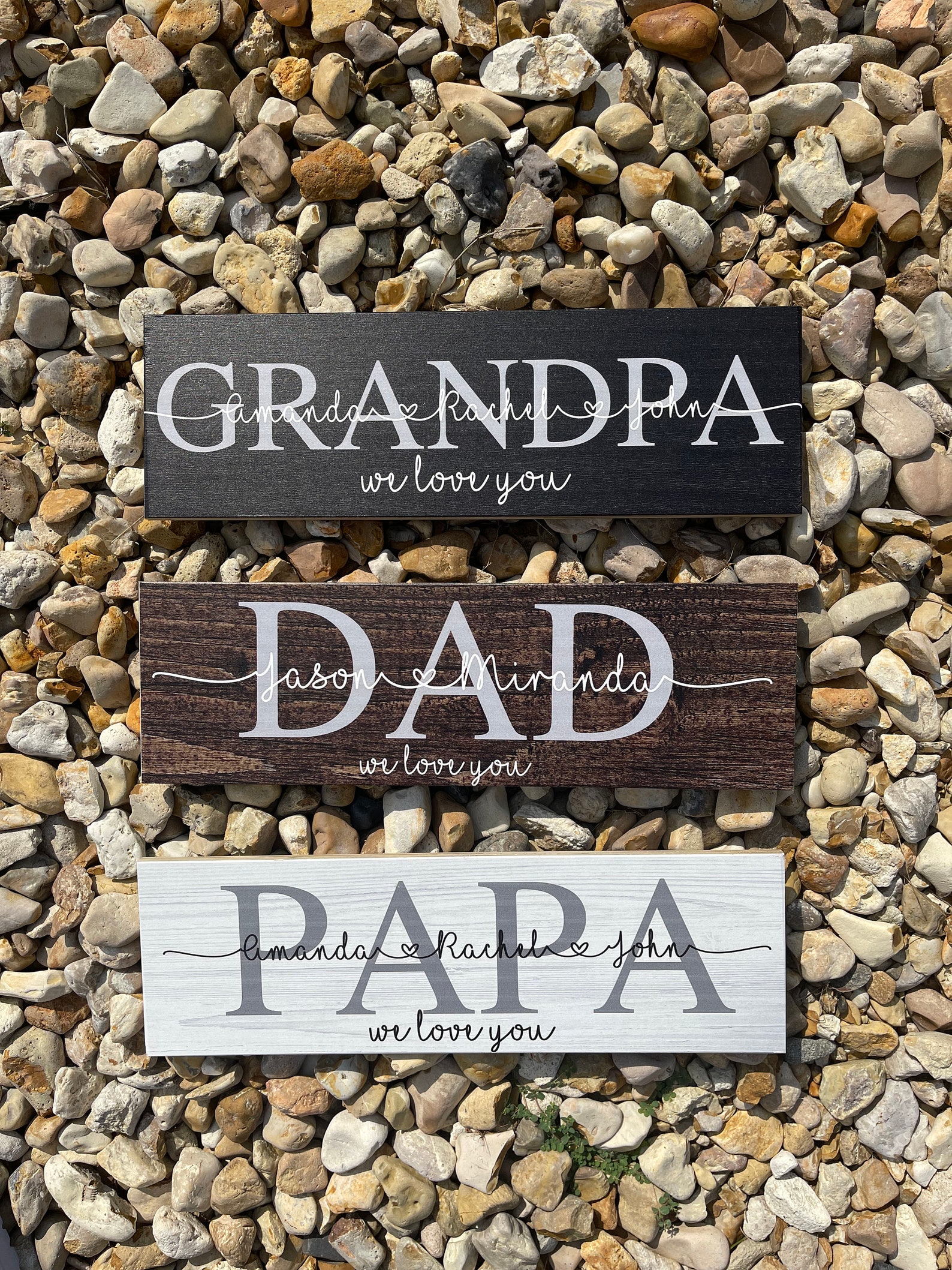 Dad Sign Father's Day Gift Rustic Wood Dad Sign Family - Etsy