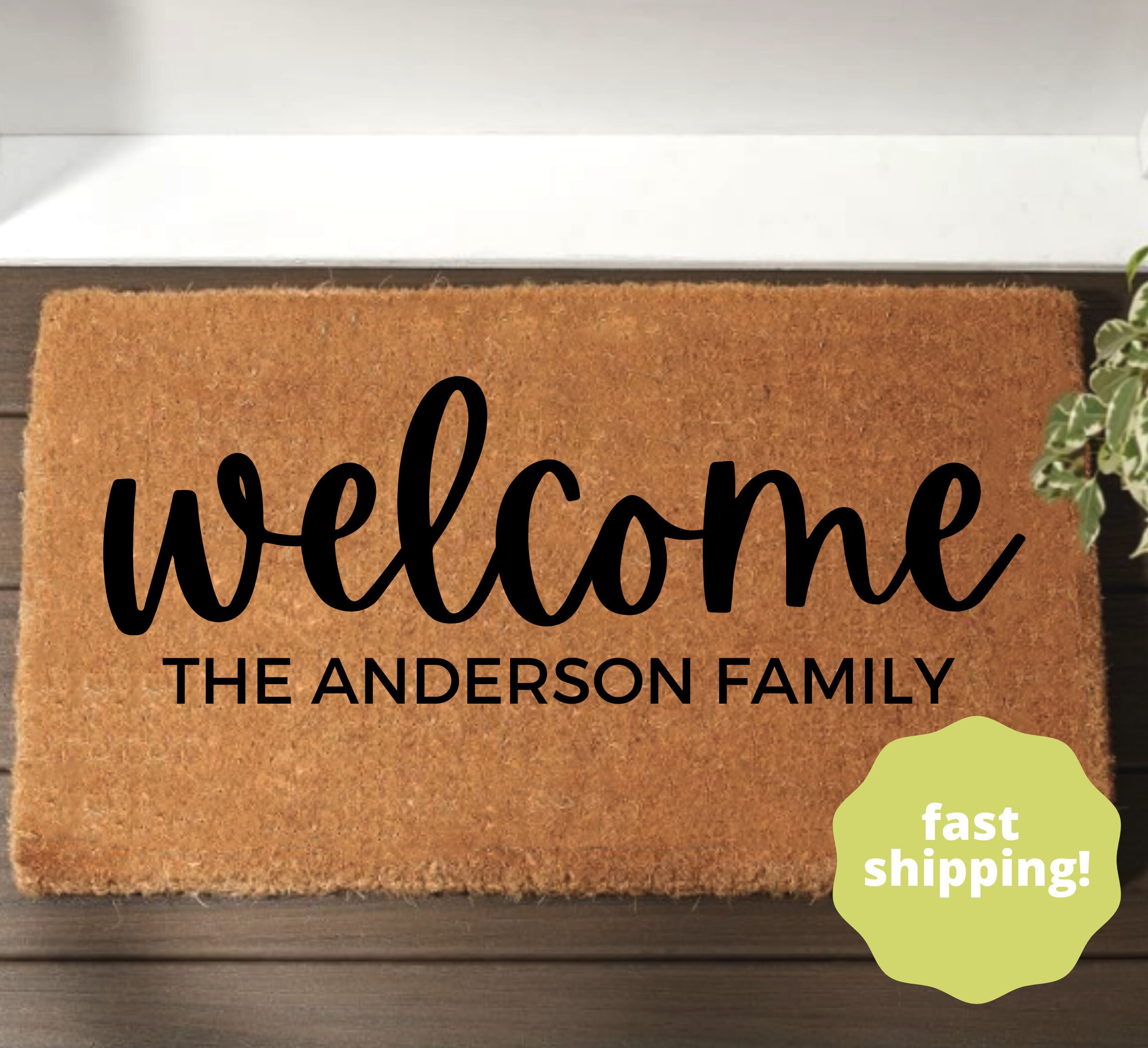 Home & Living Last Name Welcome Mat Rugs Floor & Rugs etna.com.pe