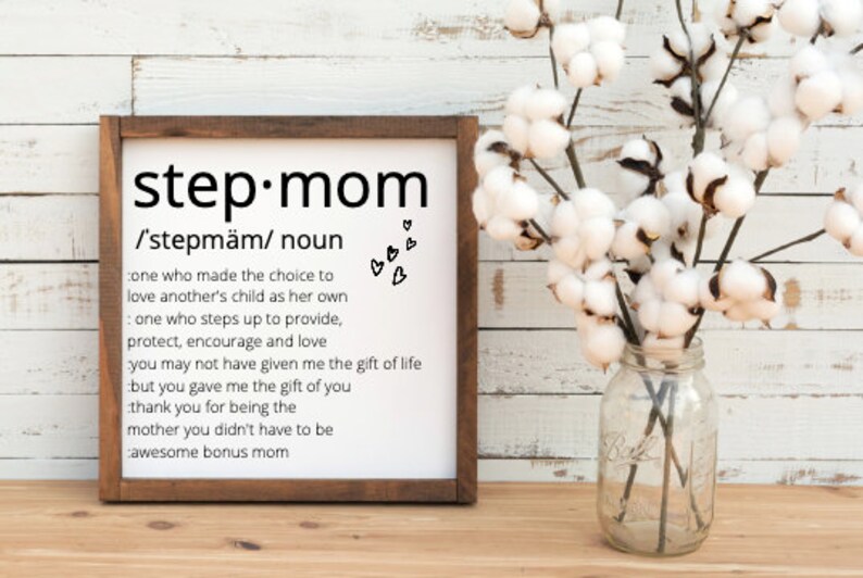Personalized Mothers Day T For Stepmom Stepmom Printable Etsy