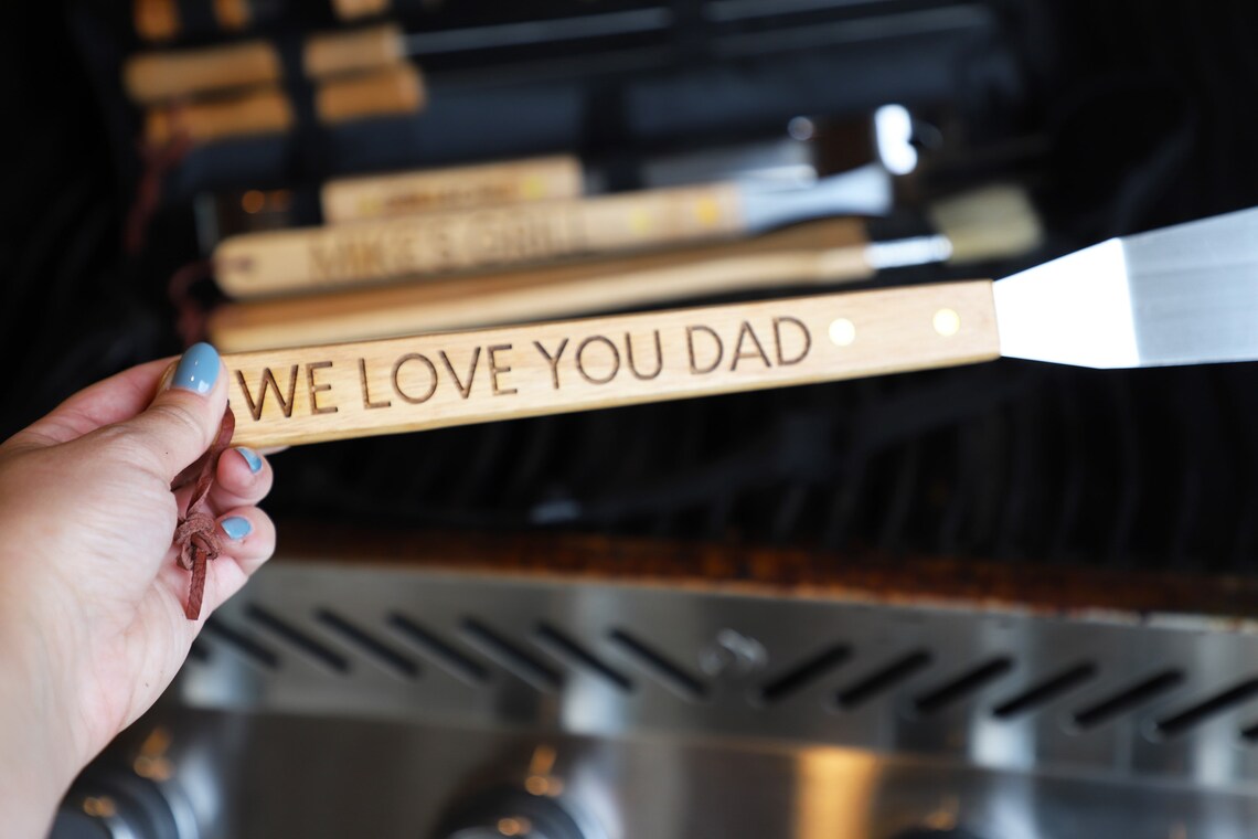 Personalized Grill Setgift for Dad BBQ Grill Toolsgrilling - Etsy
