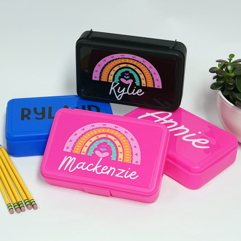 School Pencil Box - Etsy