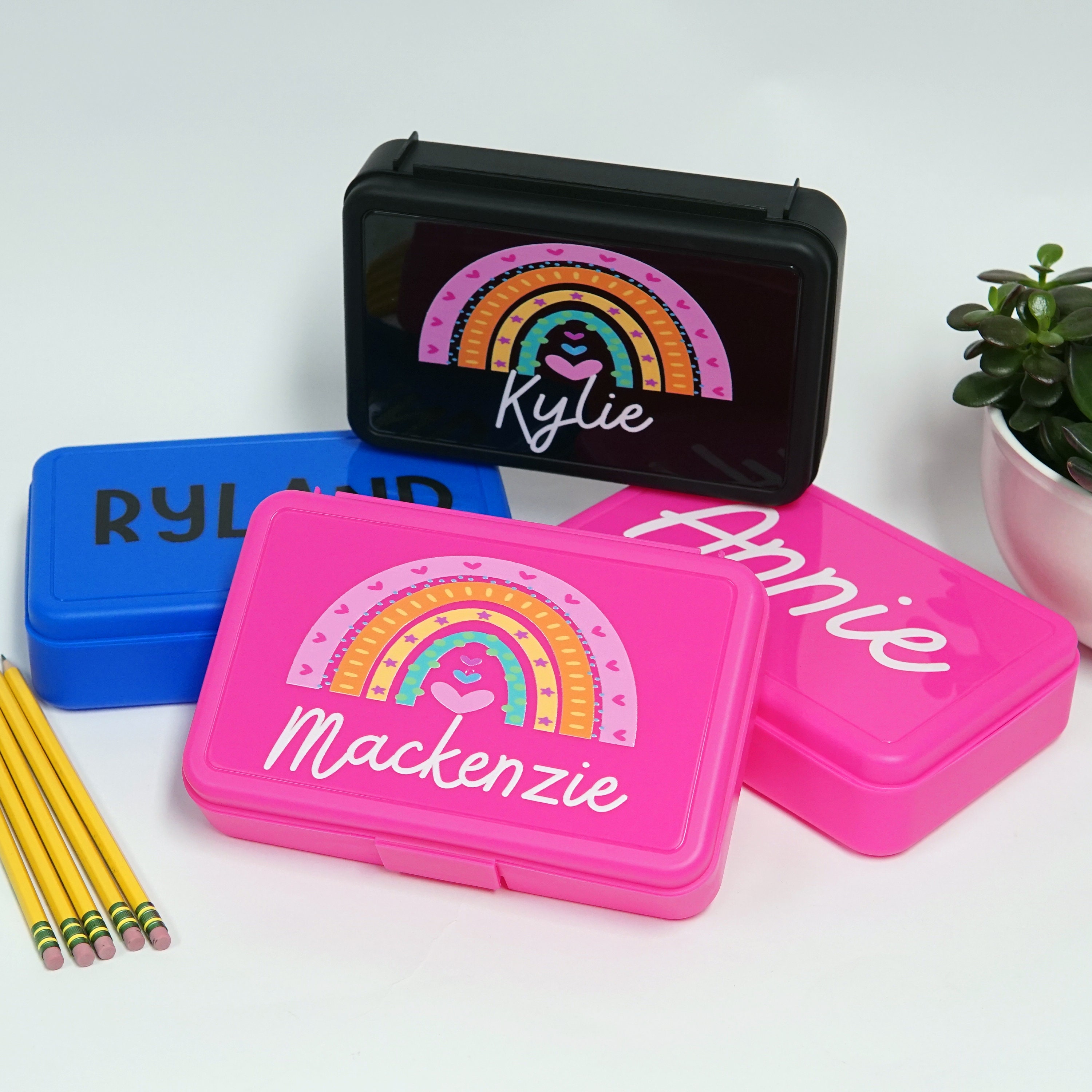 Personalized Plastic Pencil Case: Back to School Supplies - Etsy