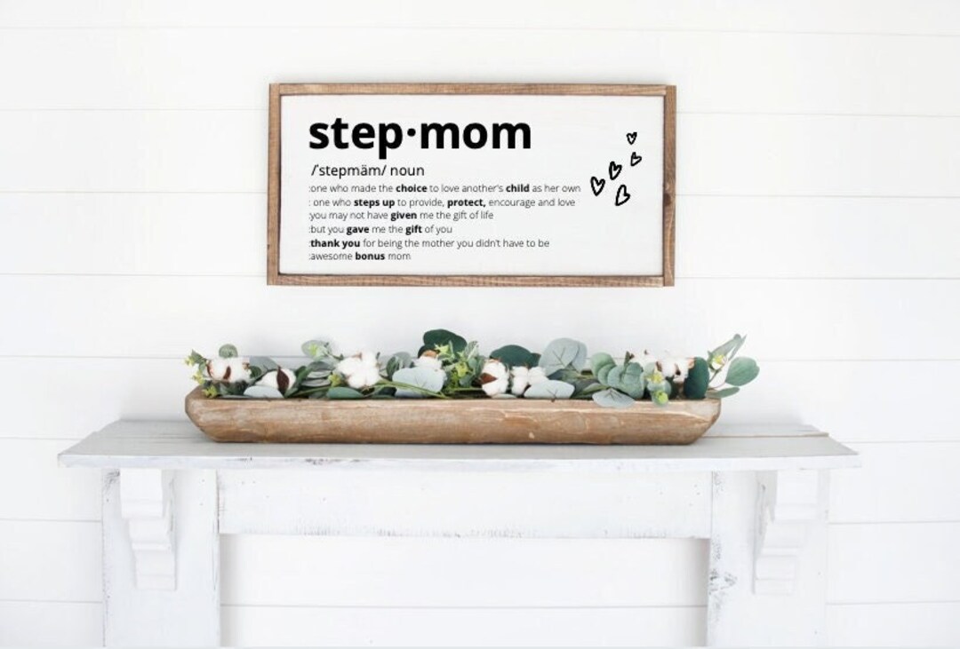 Personalized Mothers Day Gift for Stepmom, Stepmom Printable Gift ...