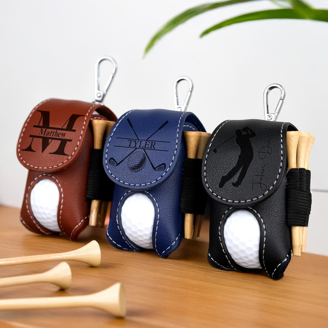 Golf Ball Bag, Stylish Pouch for Golf Balls, Tee Holder, Mini Golf Ball ...