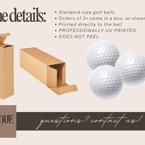 Best Man Golf Gift, Custom Golf Ball, Best Man Proposal, Groomsmen Golf ...