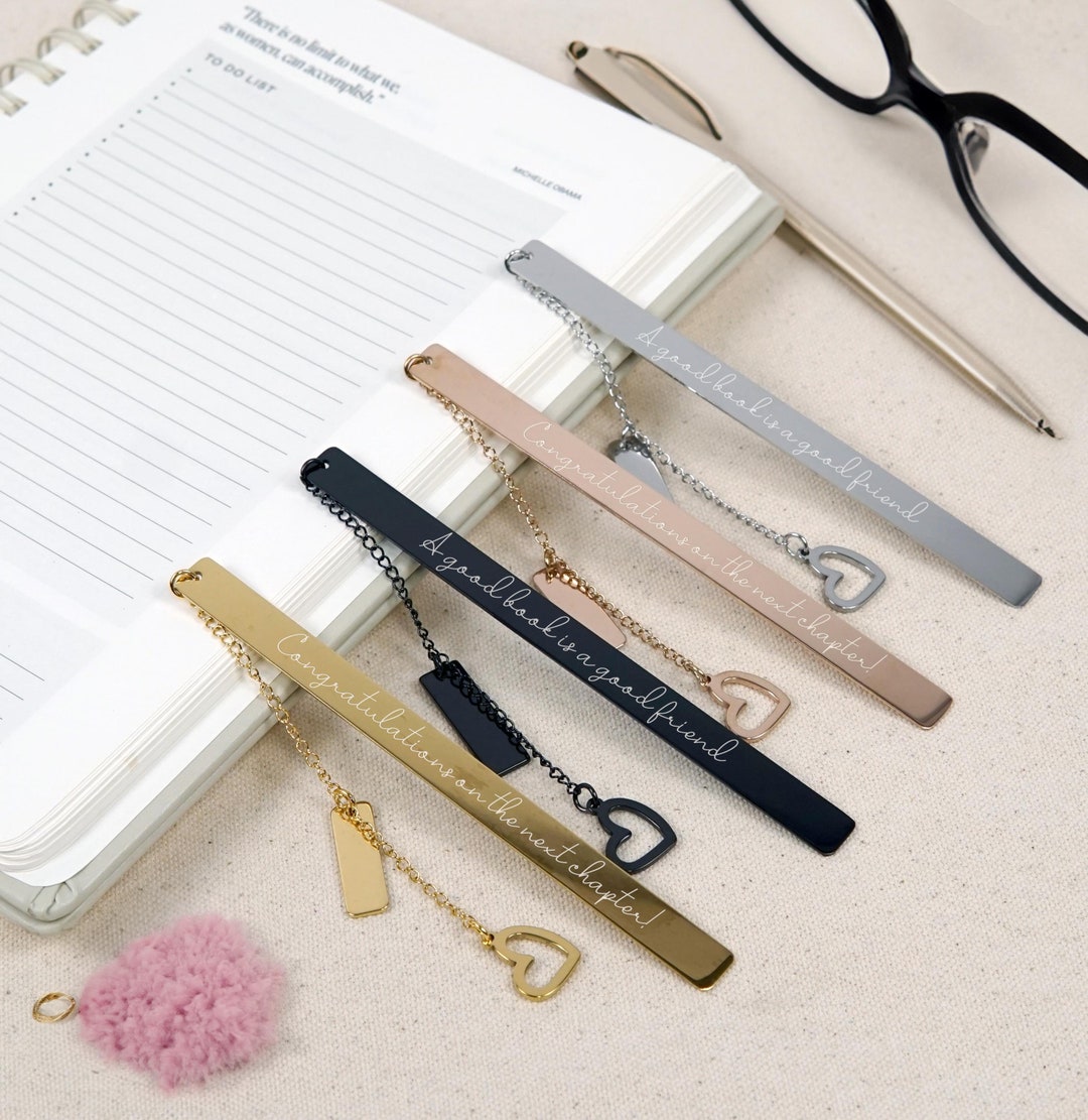 Bookmark for Women,dainty Engraved Bookmark, Thoughtful Gift ...