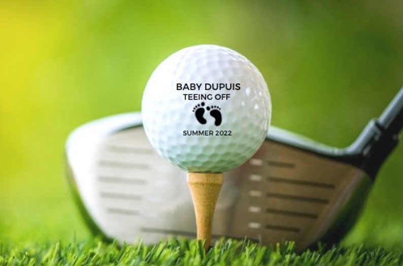 Baby/birth/ Golf Ball Pregnancy Announcement/gender Reveal - Etsy