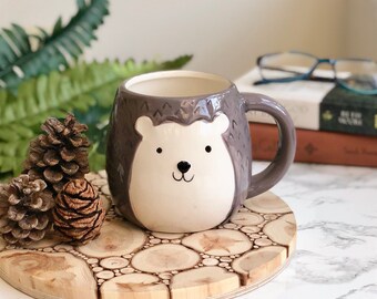 Hedgehog mug | Etsy