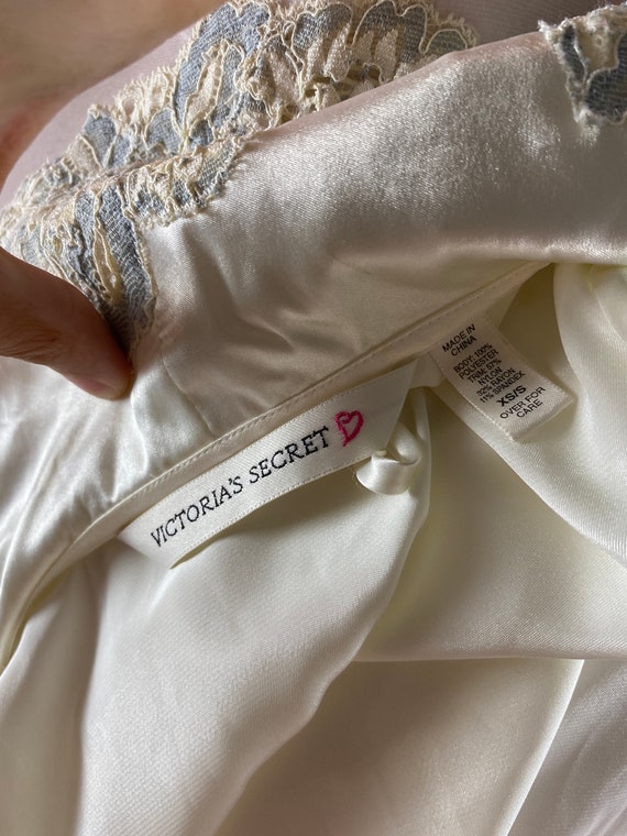 1990s Victoria’s Secret Satin Button Robe - Gem