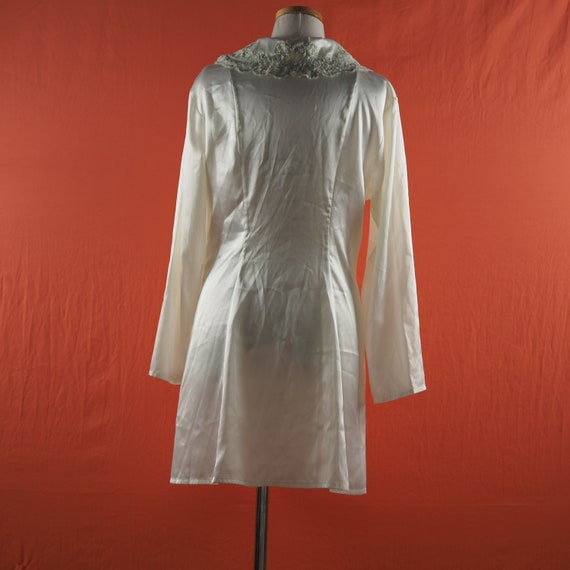 1990s Victoria’s Secret Satin Button Robe - Gem