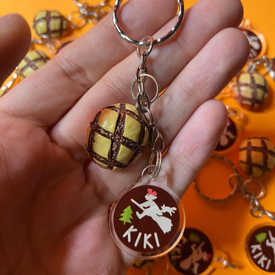 Anime-inspired Witch Bakery Cake Keychain - Etsy