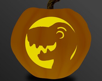 Dinosaur Pumpkin Stencil, Halloween Skeleton, Trex Skeleton Face ...