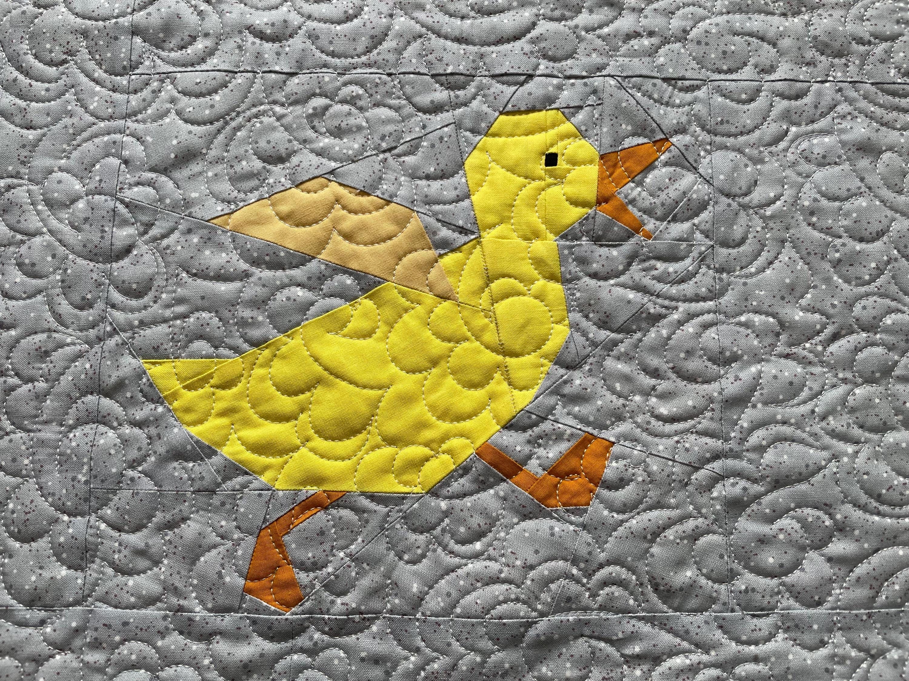Quilted Duck Table Runner or Wallhanging, 20 X 59 Inches, Handmade - Etsy