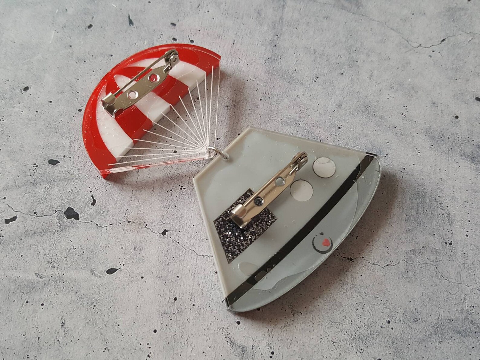 Space Capsule Brooch. Laser Cut Acrylic Brooch. Space | Etsy