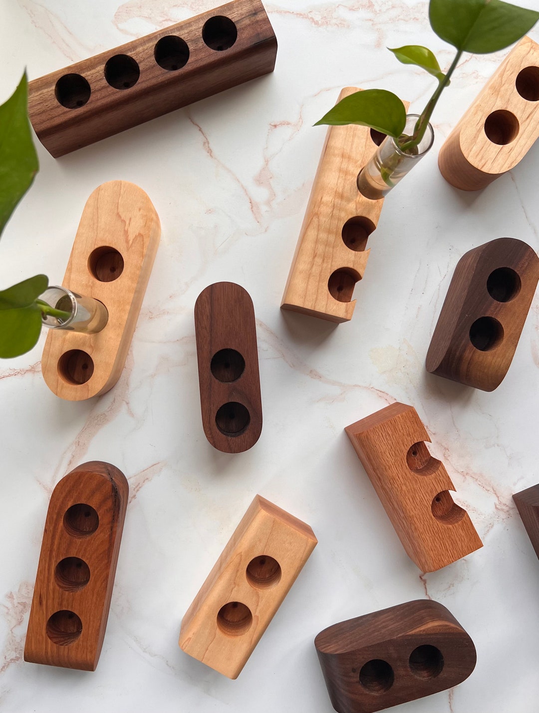 Wood Propagation Station | Wood Plant Stand - Etsy