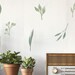 Greenery Wall Decals Watercolor Sticker Green Nursery Leaves Room ...