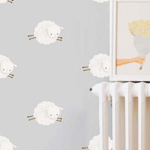Sheep Nursery Wall Decals Lamb Stickers, LF414 - Etsy