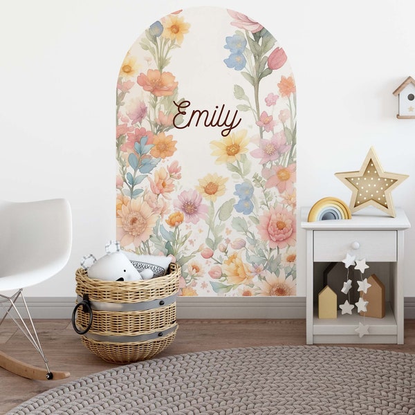 Floral Wall Decals - Etsy
