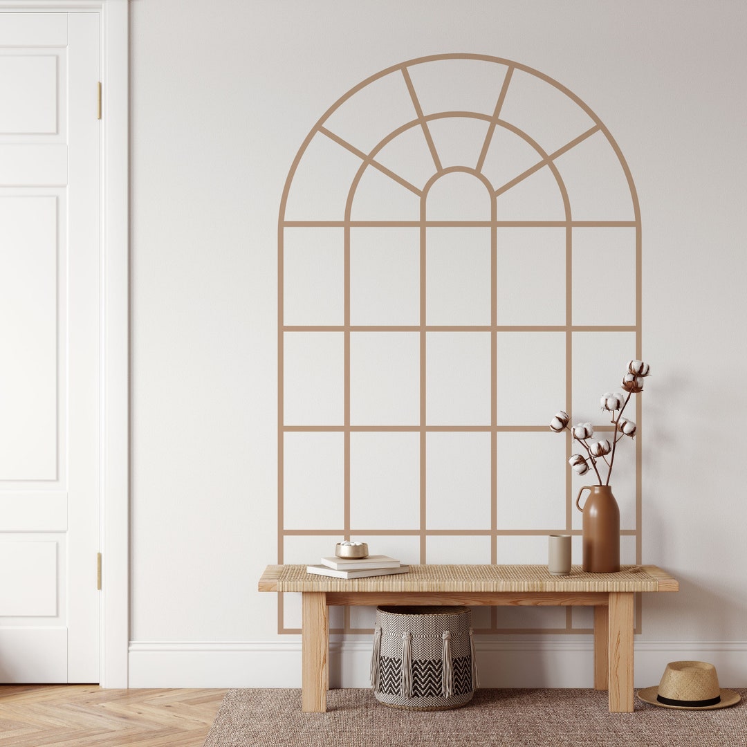 Arch Window Wall Decal Frame Scandi Boho Sticker, LF307 - Etsy