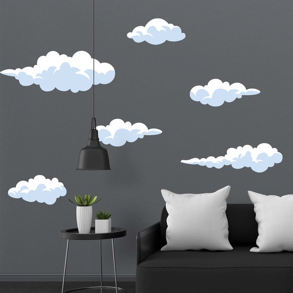 Cloud Wall Decals - Etsy