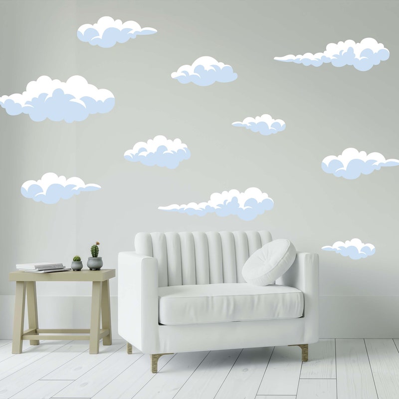 Cloud Wall Decals - Etsy