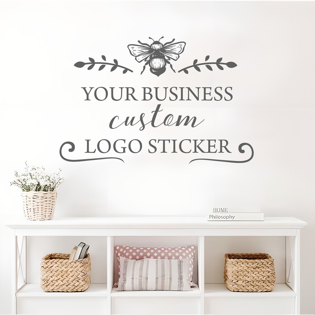 Logo Sticker Custom Business Logo Decal Commercial Advertising Select ...