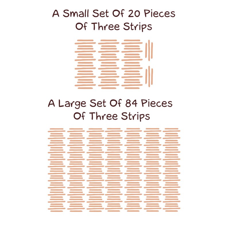 Line Wall Stickers Strip Decals Modern Boho Nursery Decor - Etsy