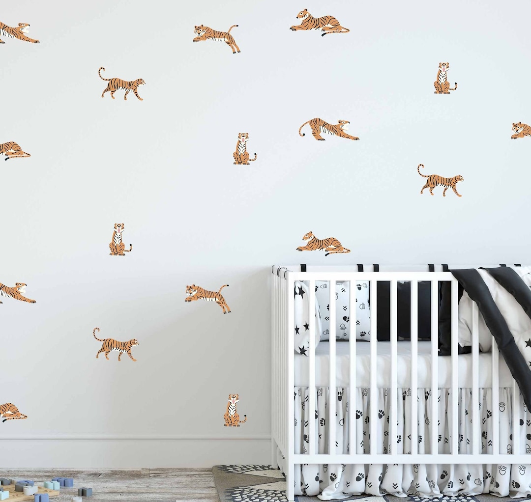 Tigers Wall Decals Cat Stickers Wild Animals, LF056 - Etsy