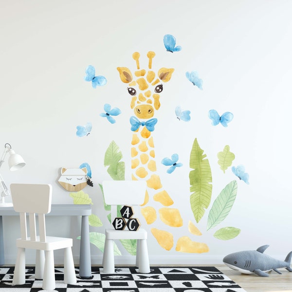 Giraffe Wall Decals - Etsy