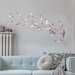 Tree Branch Wall Decal Pink Green Leaf, LF289 - Etsy