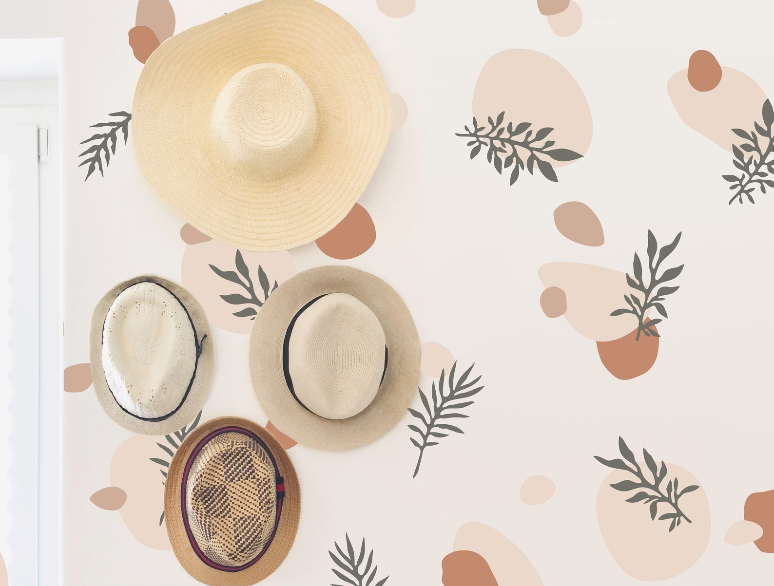 Greenery Boho Wall Decals Color Spots Stickers LF026 - Etsy