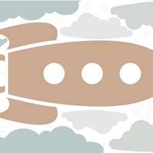 Rocket Wall Decal Space Ship Large Sticker Boy Girl Bedroom Decor Stars ...