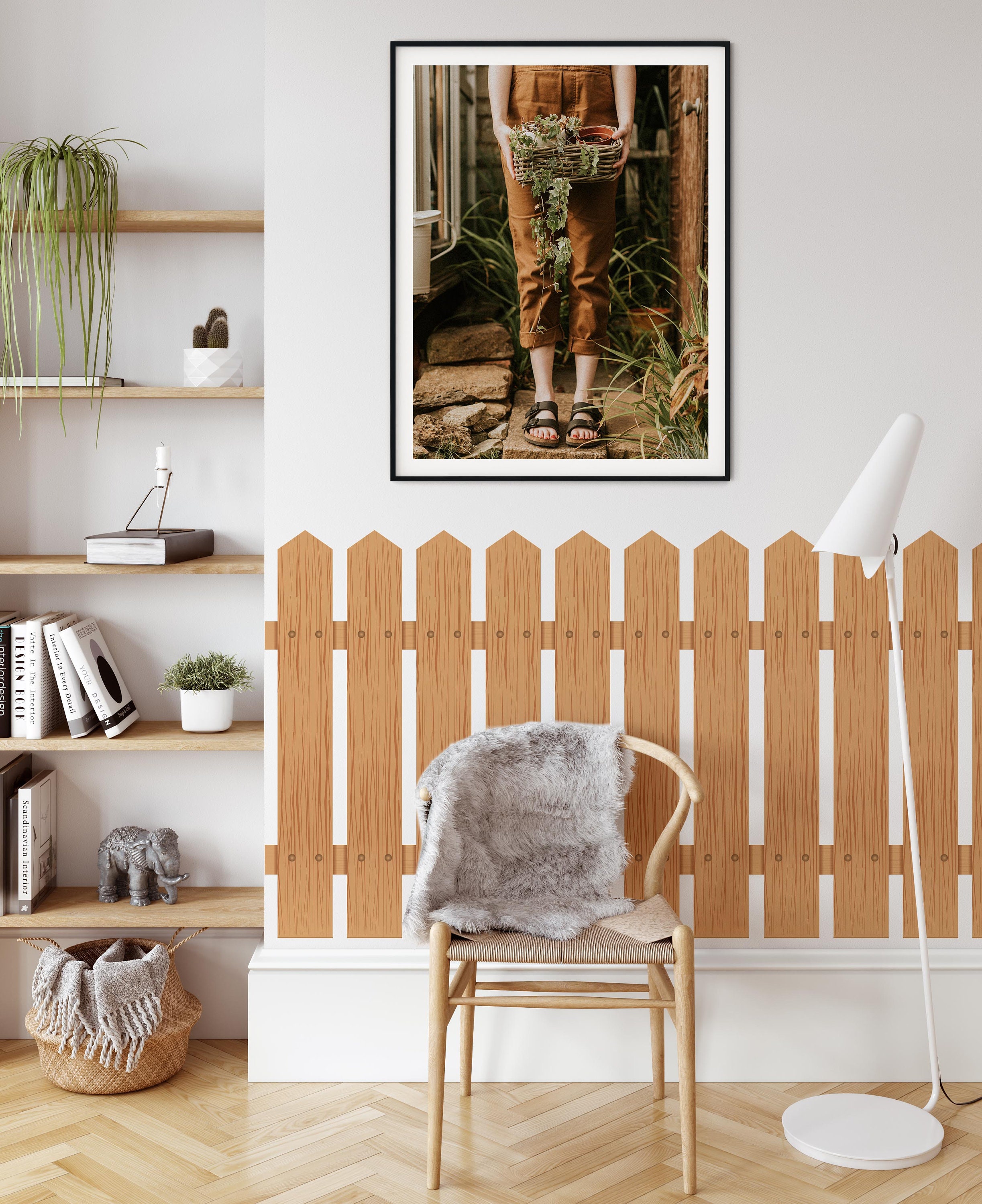 Fence Wall Decal Headboard Rustic Sticker, LF297 - Etsy