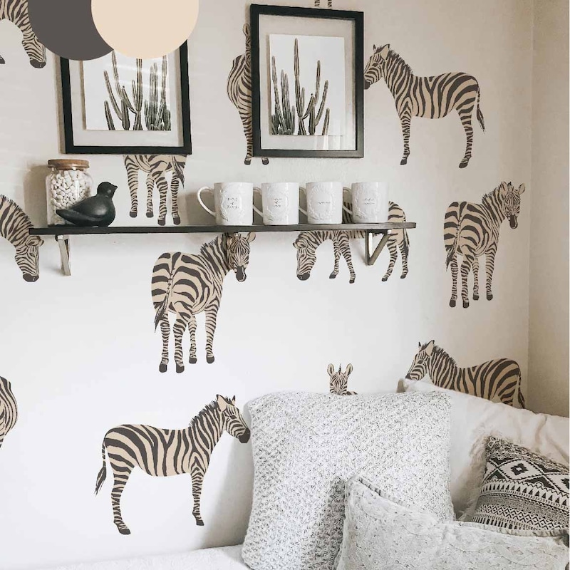 Zebra Decal - Etsy