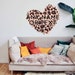 Wild Heart Wall Decal Cheetah Spots Stickers Customization, LF322 - Etsy